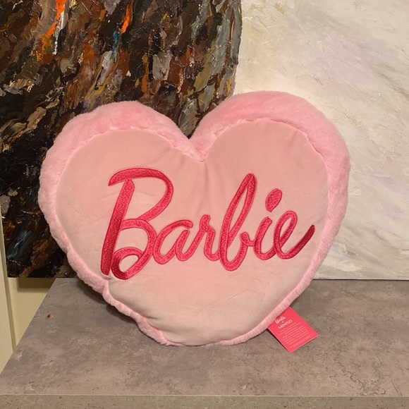 Barbie | Accents | Barbie X Miniso Pink Heart Pillow | Poshmark
